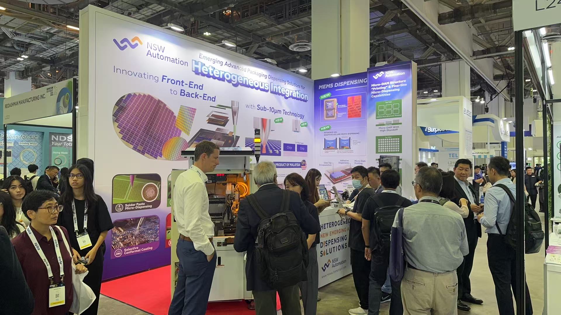 NSW Automation Shines at SEMICON SEA 2025 with New Sub-10µm Tech - NSW ...